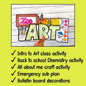 All About Me Art Craft Poster Worksheet, First Day of School, First ...