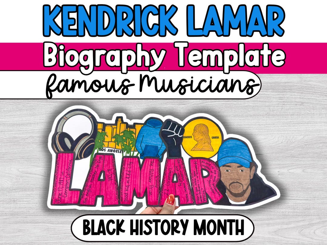 Kendrick Lamar, Black History Music Month Famous Rapper Musician ...