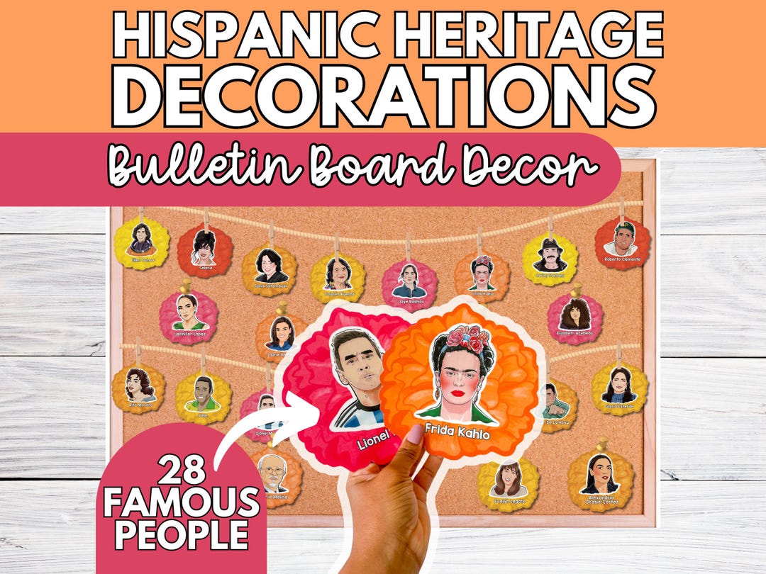 Hispanic Heritage Month Decorations, Door Decor, Bulletin Board ...