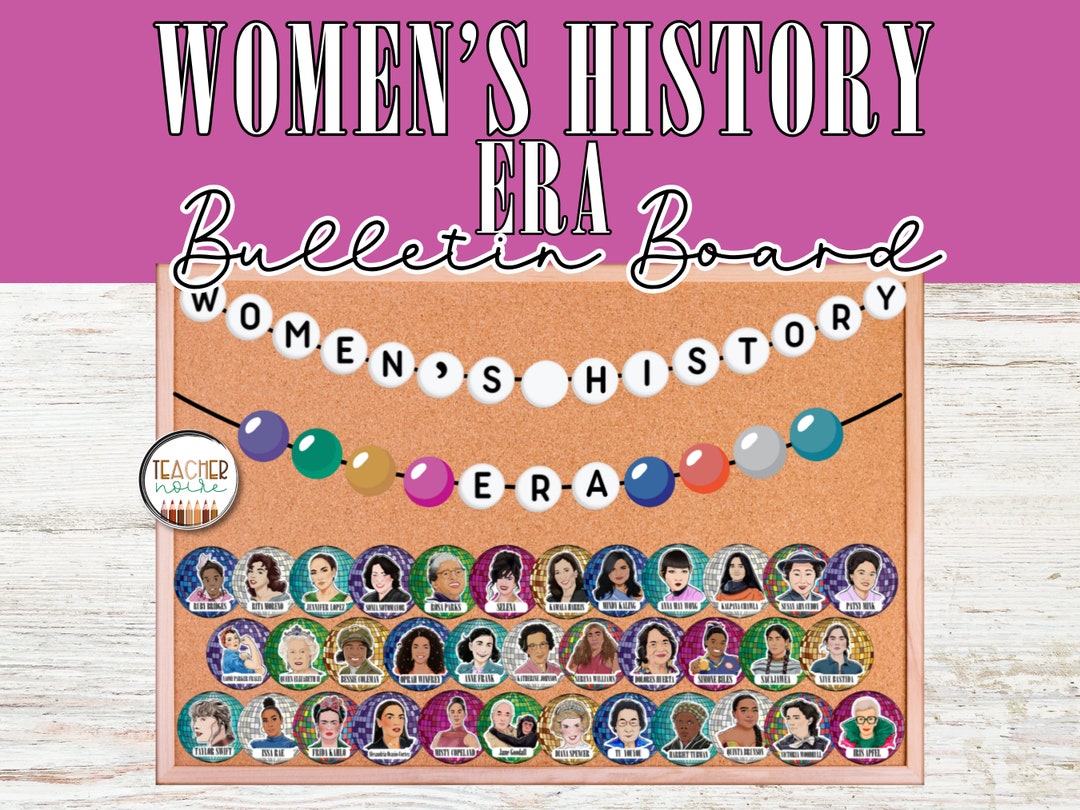 Womens History Month Bulletin Board, Women's History Posters ...