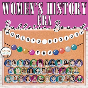 Womens History Month Bulletin Board, Women's History Posters ...