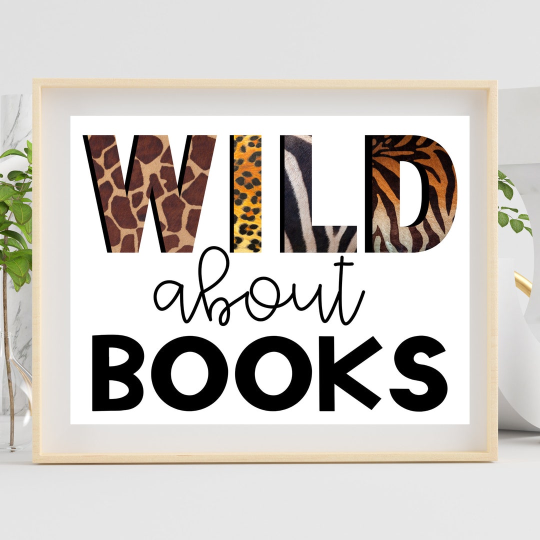 Wild About Books Digital Download - Etsy