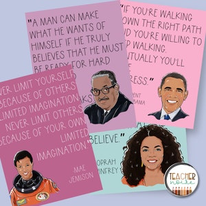 Black History Month Bulletin Board, African American Historical Figures ...