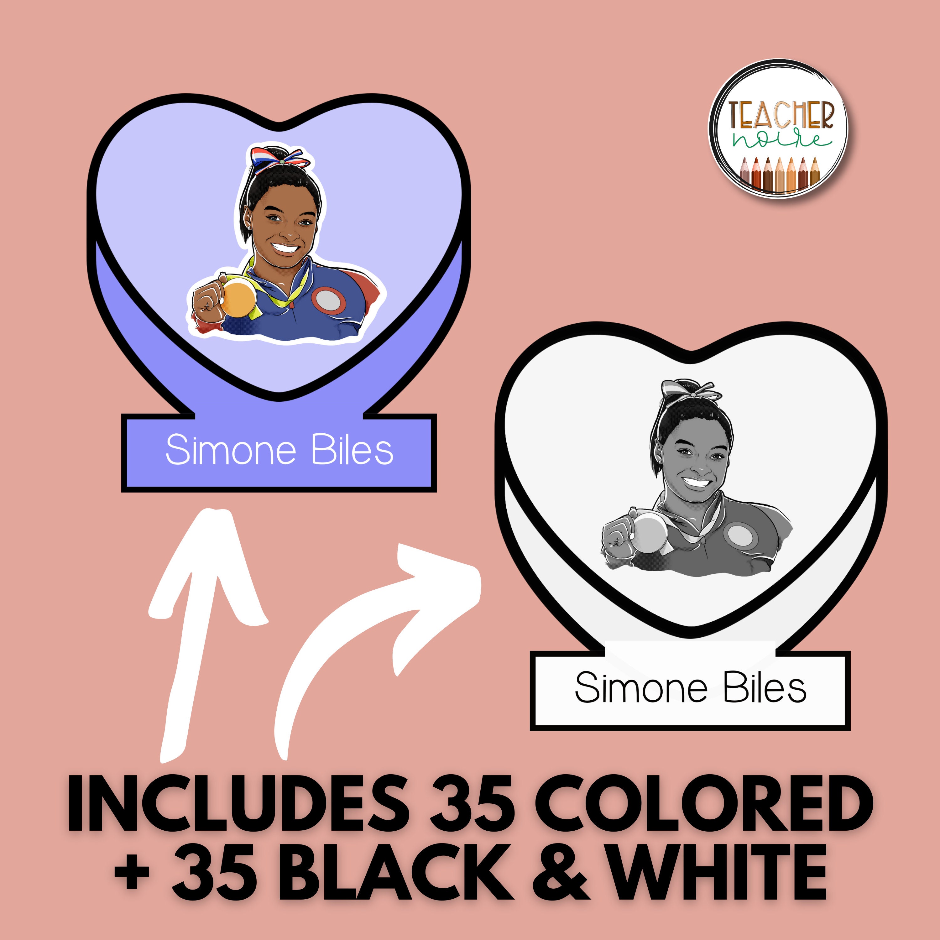 Black History Valentine's Day Bulletin Board, Bulletin Board Set, Door ...