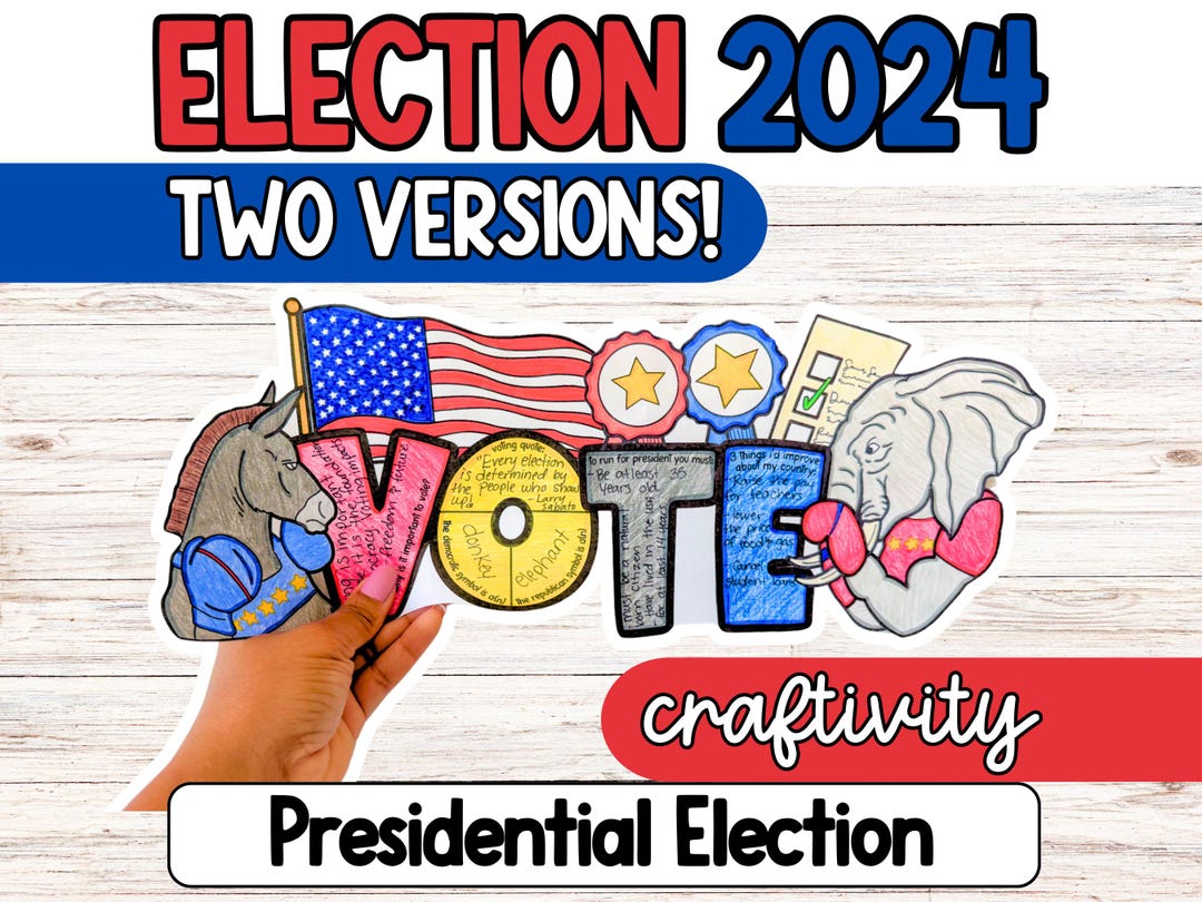 Voting Craft | 2024 Election, Presidential, Election Day Activities ...