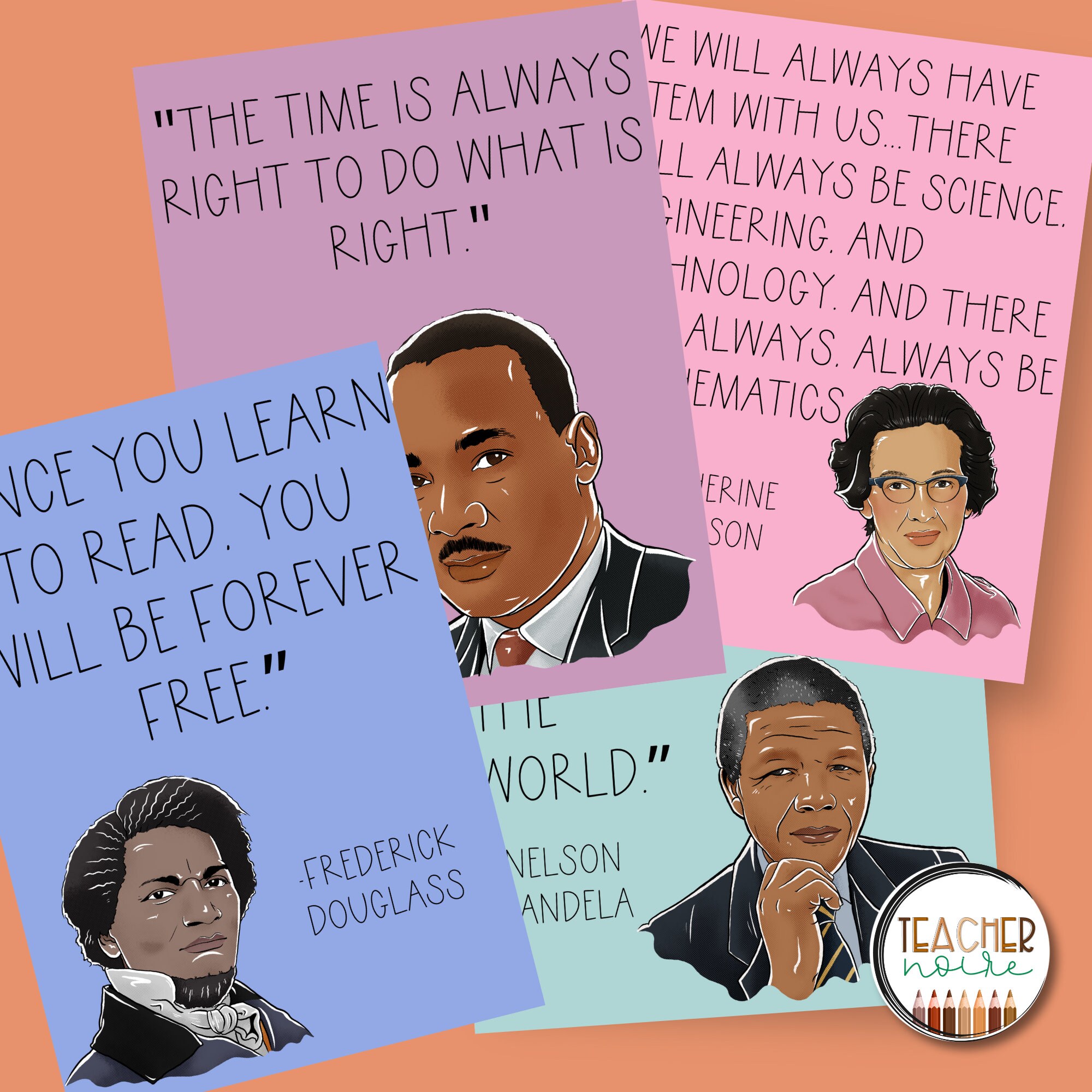 African American Historical Figure Poster Black History Month - Etsy