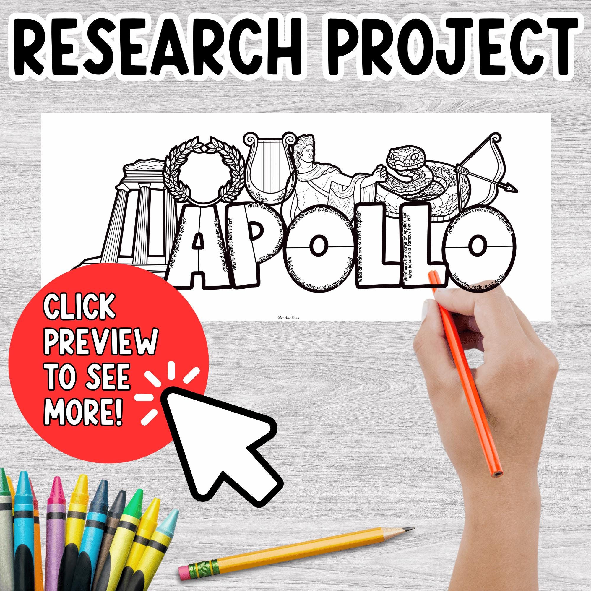 Apollo, Ancient Greek God and Goddesses, Greek Mythology Project ...