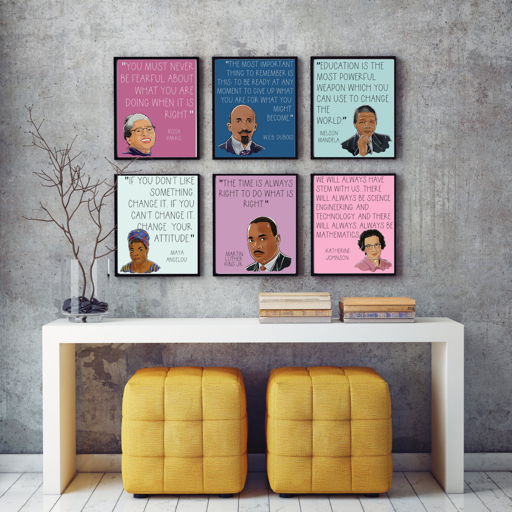 African American Historical Figure Poster Black History Month - Etsy