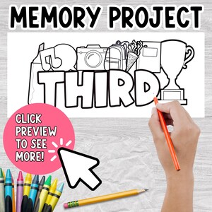 3rd Grade End of Year Memory Book, Reflection Craftivity, Last Week of ...