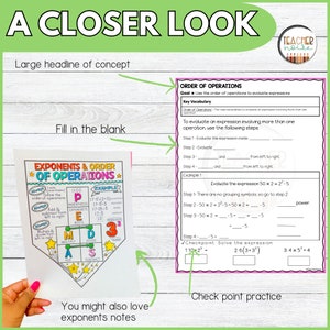 Order of Operations for Maths, Worksheet Order of Operation, PEMDAS ...