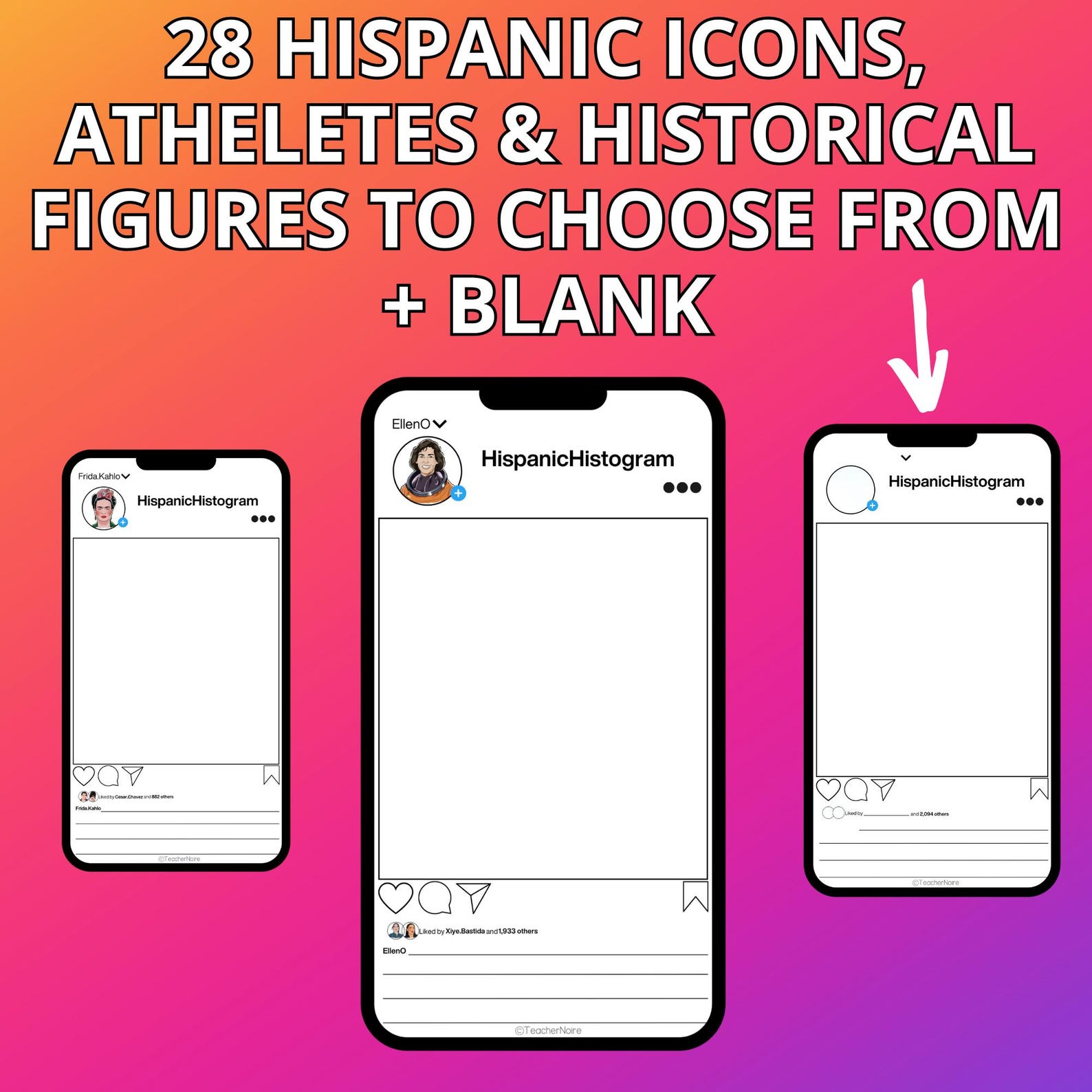 Hispanic Heritage Month Project, Bulletin Board, Famous Latinx Posters ...
