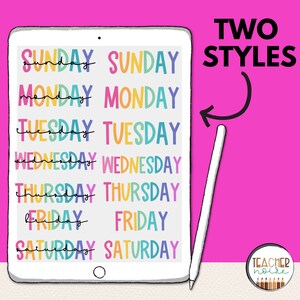 Teacher Stickers for Planner, Digital Stickers, Stickers for Teachers ...