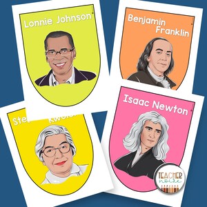Famous Scientists Posters, STEM Classroom, Famous Mathematicians ...