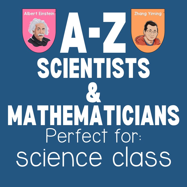Famous Scientists Posters, STEM Classroom, Famous Mathematicians ...