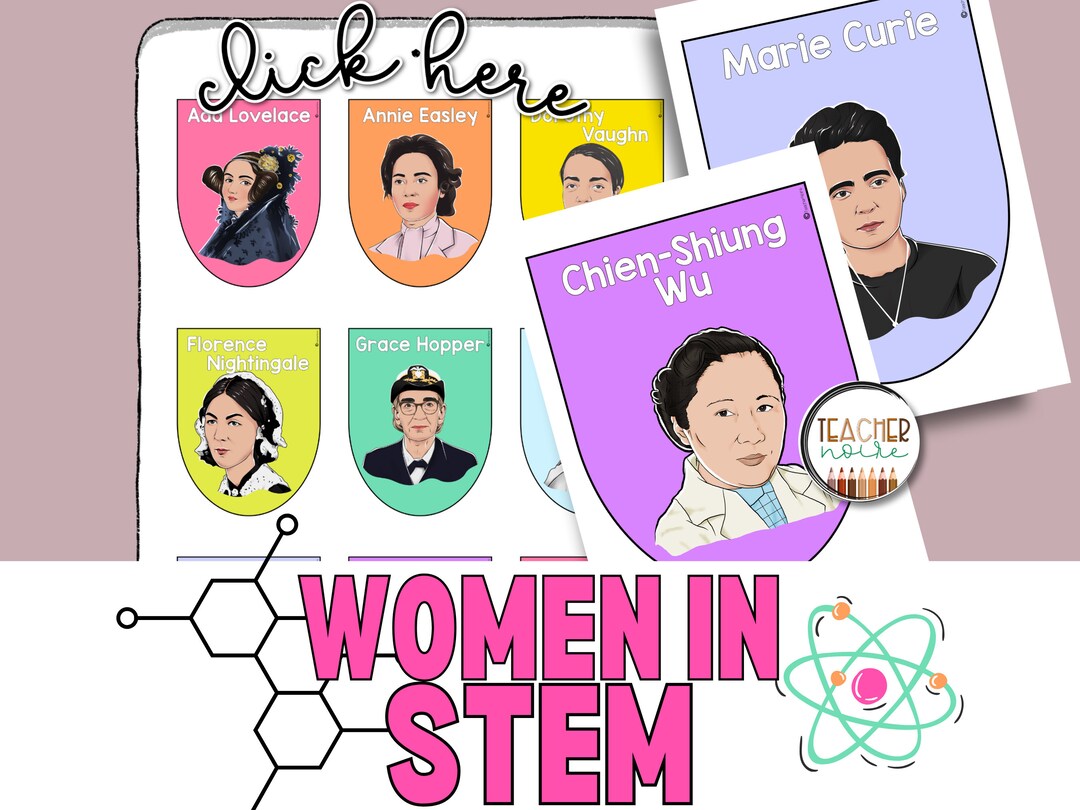 Women in Stem, Women in Science Posters, Women's History Month, Famous ...