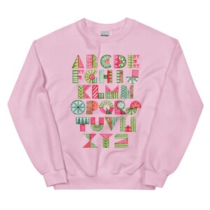 Teacher Christmas Sweaters, Christmas Alphabet Sweatshirt , ABC Teacher ...