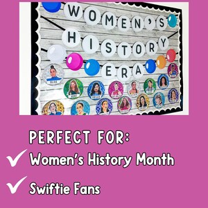 Womens History Month Bulletin Board, Women's History Posters ...