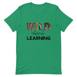 Wild About Learning Tshirt, Teacher Tshirt | Teacher Christmas Shirt ...
