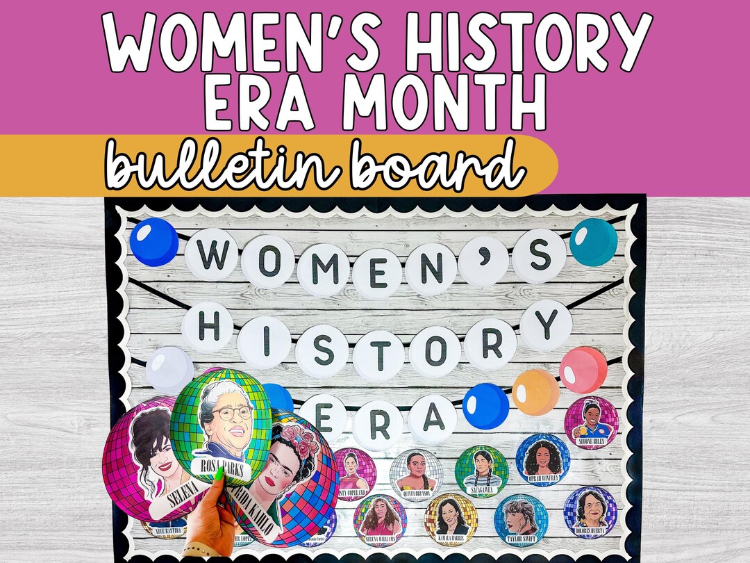 Womens History Month Bulletin Board, Women's History Posters ...