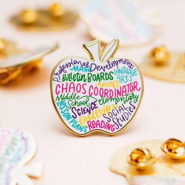 Teacher Pin - Etsy