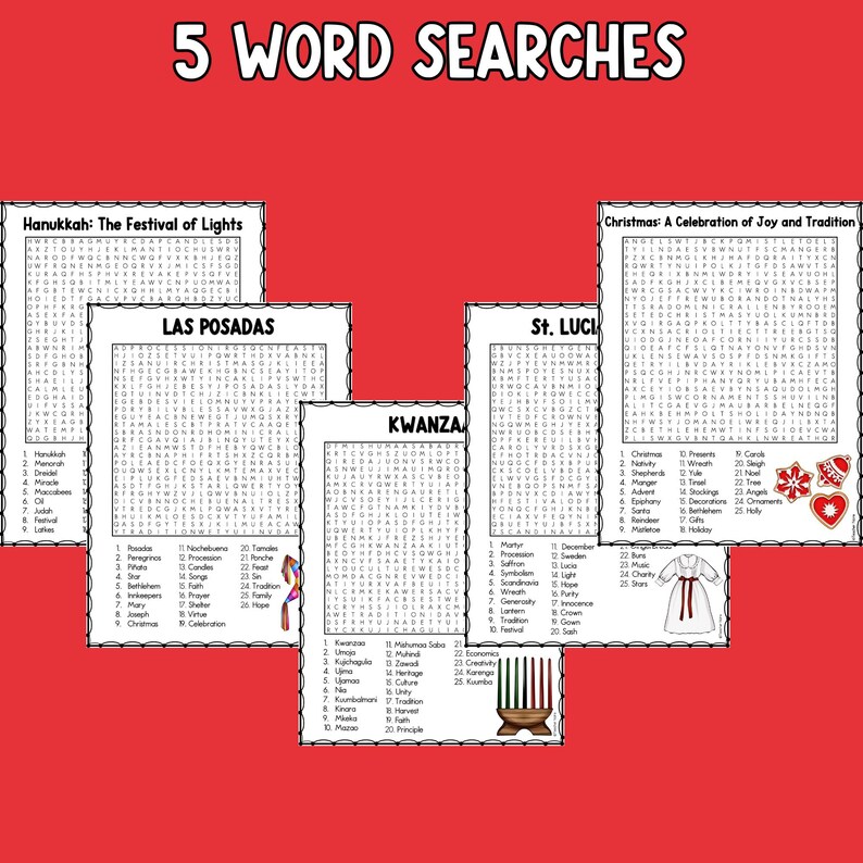 Winter Holidays Around the World Activities, Reading Passage, Word ...