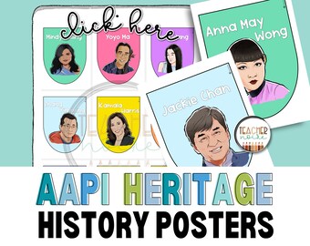 Printable AAPI Heritage Month Posters, Asian American & Pacific ...
