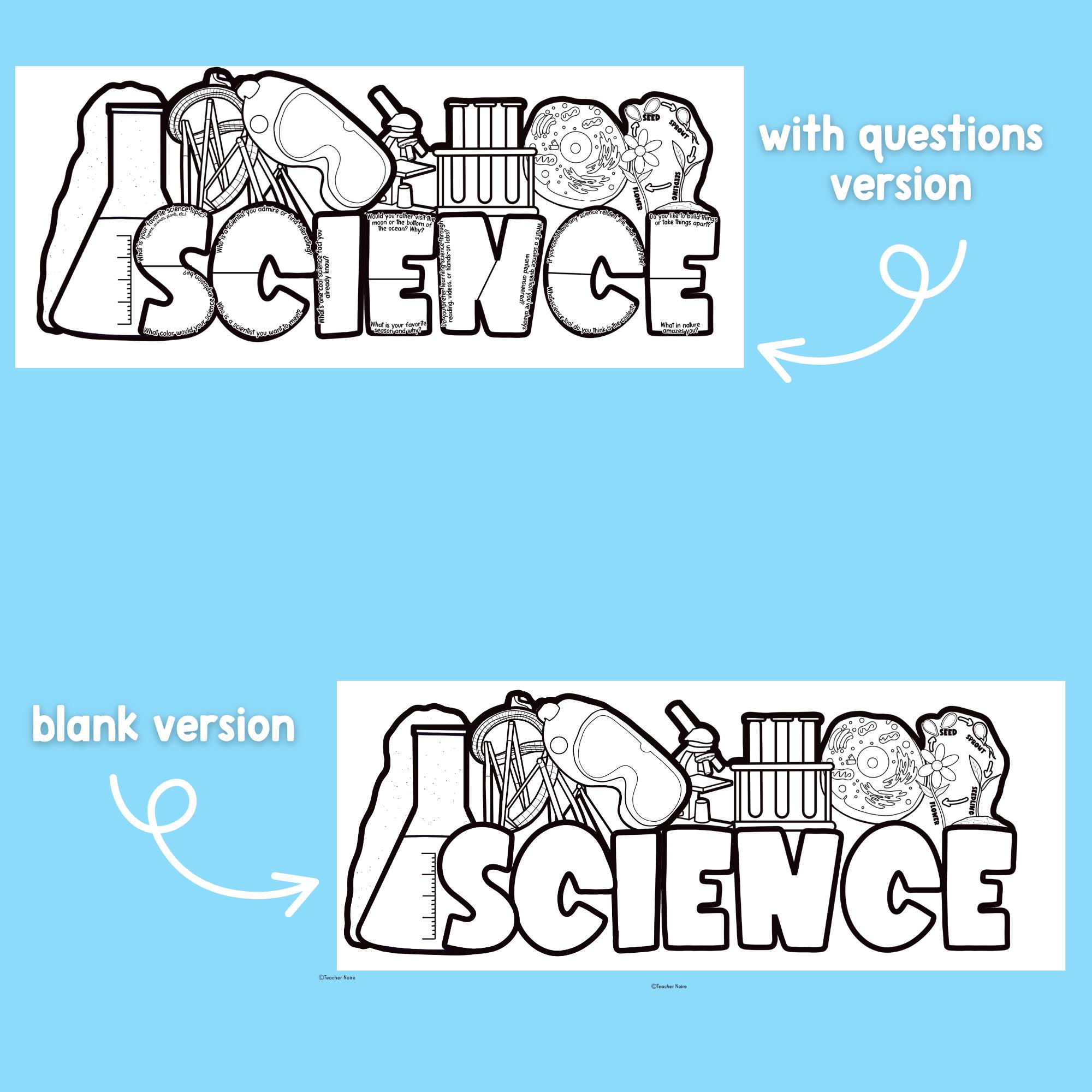 Science All About Me Craft, First Day Week Activity, Bulletin Board ...