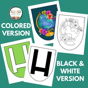 Earth Day Banner Printable, Earth Day Bulletin Board, Earth Banner ...