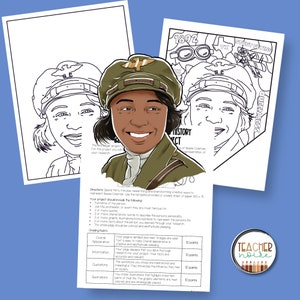 Women's History Month Bulletin Board, Bessie Coleman Biography, One ...