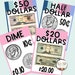 U.S. Currency Money Poster, Coin Poster, Bills Poster, Money Order ...