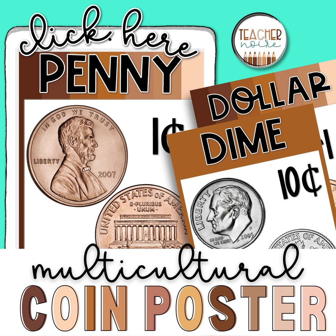 US Coin Posters | Coin Value Poster, United States Coins, American ...