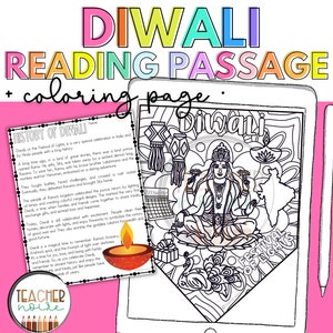Diwali Coloring Page, Diwali Reading, Diwali Activities, Diwali ...