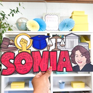 Hispanic Heritage Month Project, Sonia Sotomayor Biography Template ...