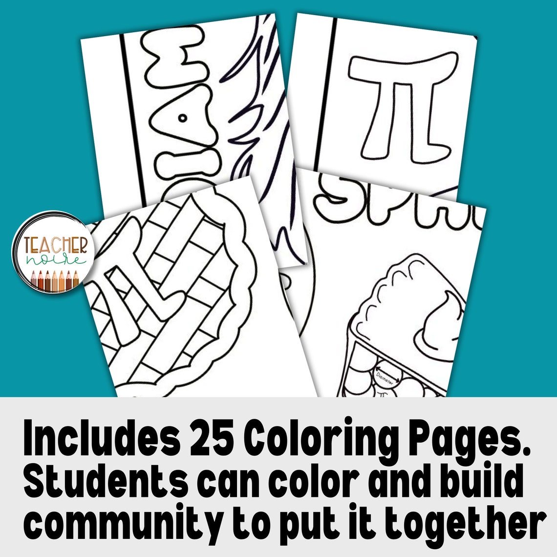 Albert Einstein for Kids, Pi Day Activity for Middle School, Pi Day ...