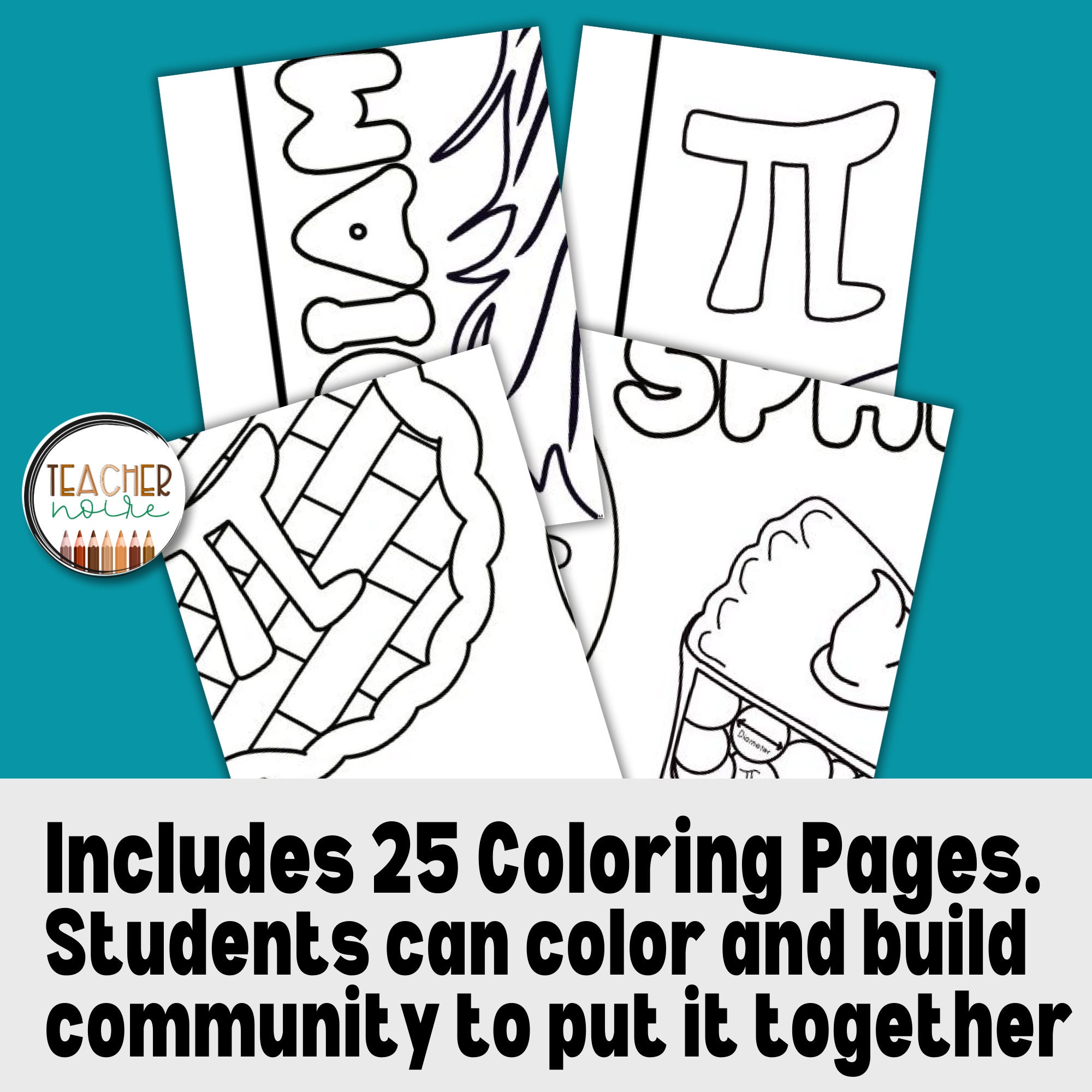 Albert Einstein for Kids, Pi Day Activity for Middle School, Pi Day ...