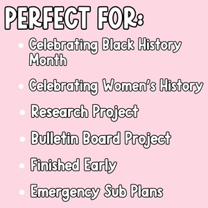 Rosa Parks Craft, Biography Project, Civil Rights Activist, Black ...