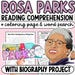 Rosa Parks, Reading Comprehension, Biography, Civil Rights Project ...