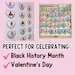 Black History Month Valentine's Day Bulletin Board Set, Door Decor ...
