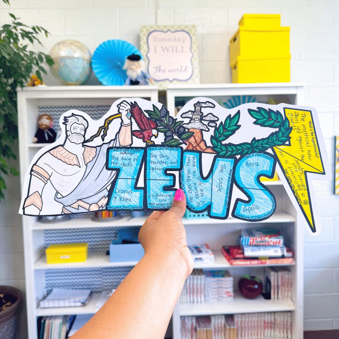 Zeus, Ancient Greek Gods and Goddesses, Greek Mythology Project, Middle ...