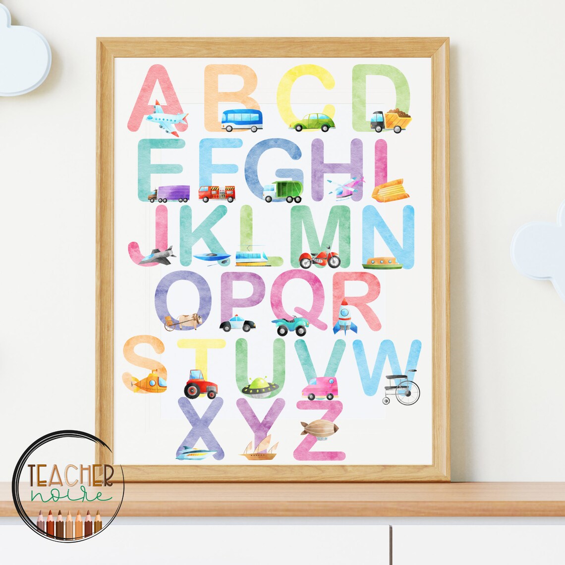 A-Z Transportation Letter Font Vehicles Alphabet Font Truck - Etsy