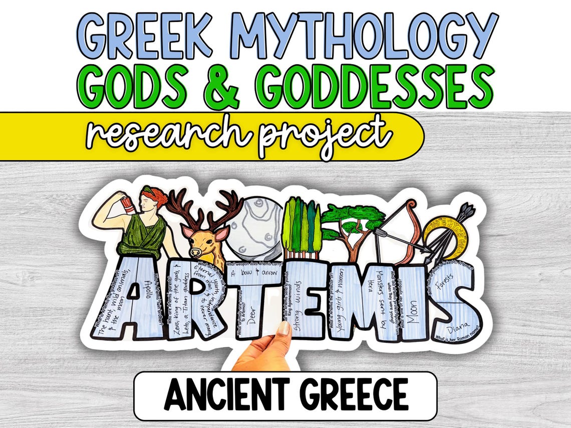 Artemis, Ancient Greek God and Goddesses, Greek Mythology Project ...