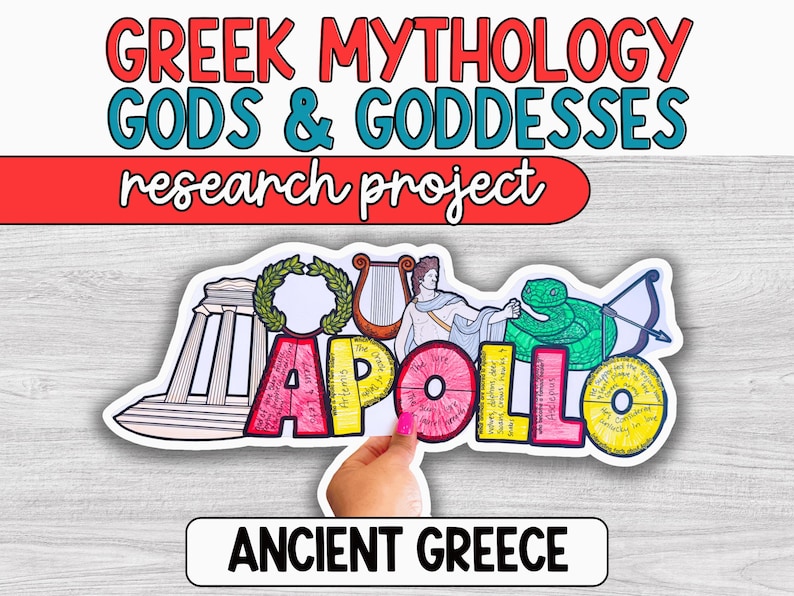 Apollo, Ancient Greek God and Goddesses, Greek Mythology Project ...