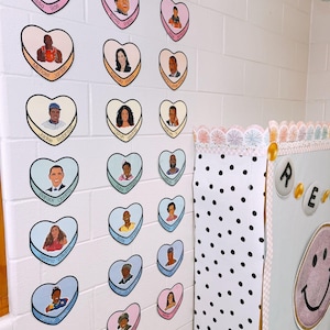 Black History Month Valentine's Day Bulletin Board Set, Door Decor ...