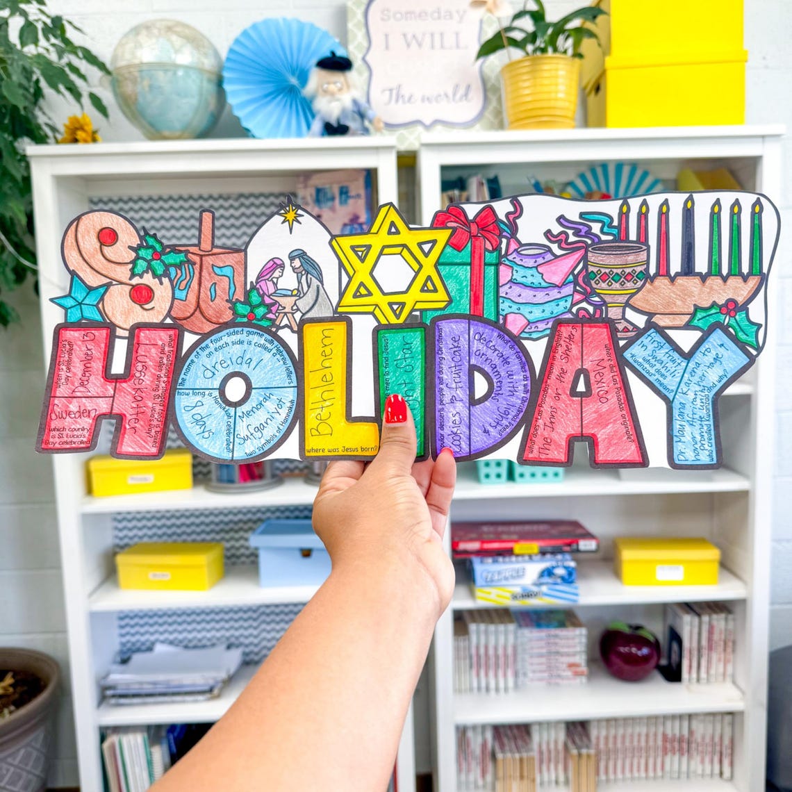 Winter Holidays Around the World, Winter Decor, Classroom Decoration ...