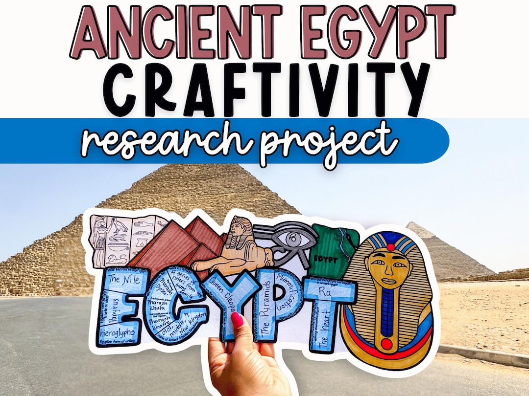 Ancient Egypt Project, Middle School, Research Project, Craftivity ...