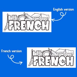 All About Me Craft, Back to School English & French Class Decor, Tout ...