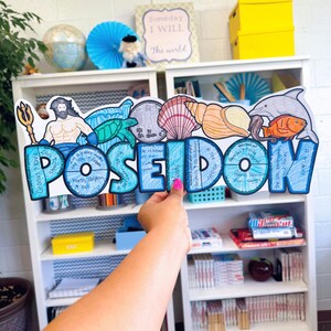 Poseidon, Ancient Greek God and Goddesses, Greek Mythology Project ...