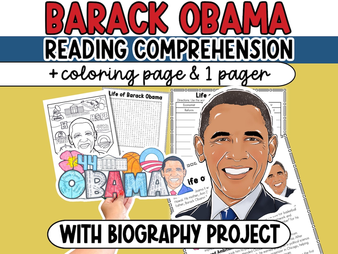 Barack Obama | Reading Comprehension, Famous Presidents, Biography ...