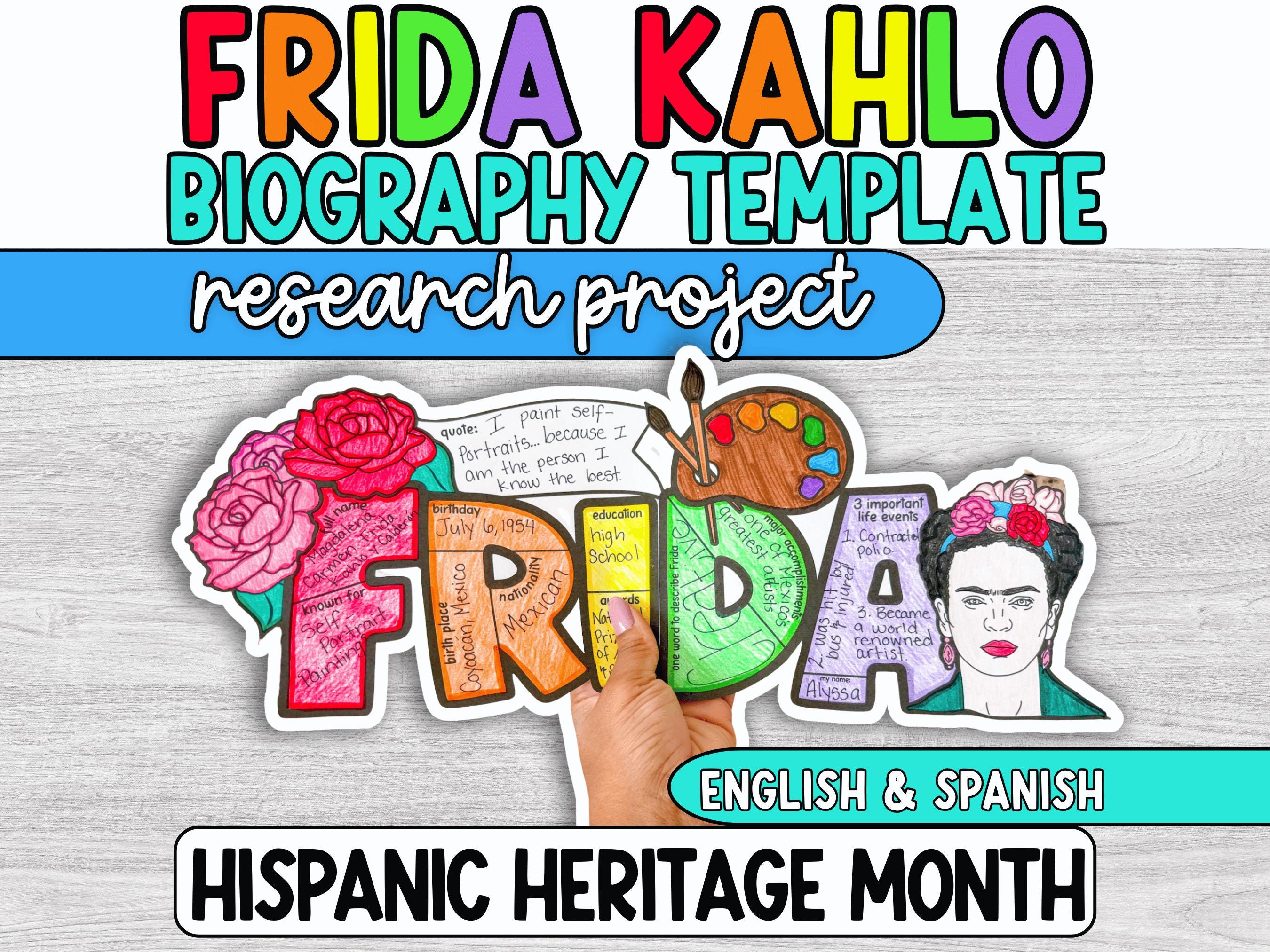 Frida Kahlo Her Biography Worksheet Free Esl Printable