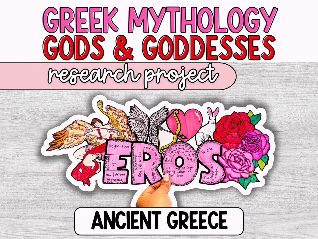 Eros, Ancient Greek God and Goddesses, Greek Mythology Project, Middle ...